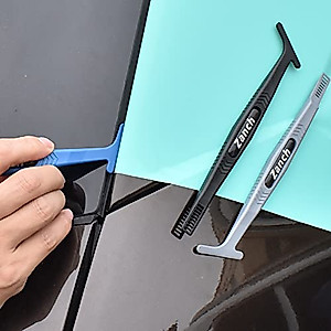 Zanch Vinyl Wrap Tools 3 in 1 Magnetic Micro Stick Squeegee Vinyl Wrap Tool Kit Corner Squeegee Curves Slot Tint Tool Car Wrap Kit for Car Wrapping,Vinyl Wraps Application,Tucking Tools,Window Tinting