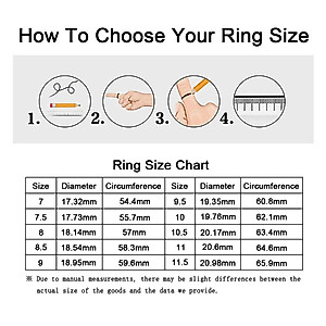 JINAO 18k Gold Plated Iced Out Square Bling Ring Cubic Zirconia Statement Wedding Band Ring for Women Men Hip Hop (11)