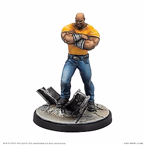Marvel Crisis Protocol Luke Cage and Iron Fist CHARACTER PACK | Miniatures Battle Game | Strategy Game for Adults and Teens | Ages 14+ | 2 Players | Avg. Playtime 90 Mins | Made by Atomic Mass Games