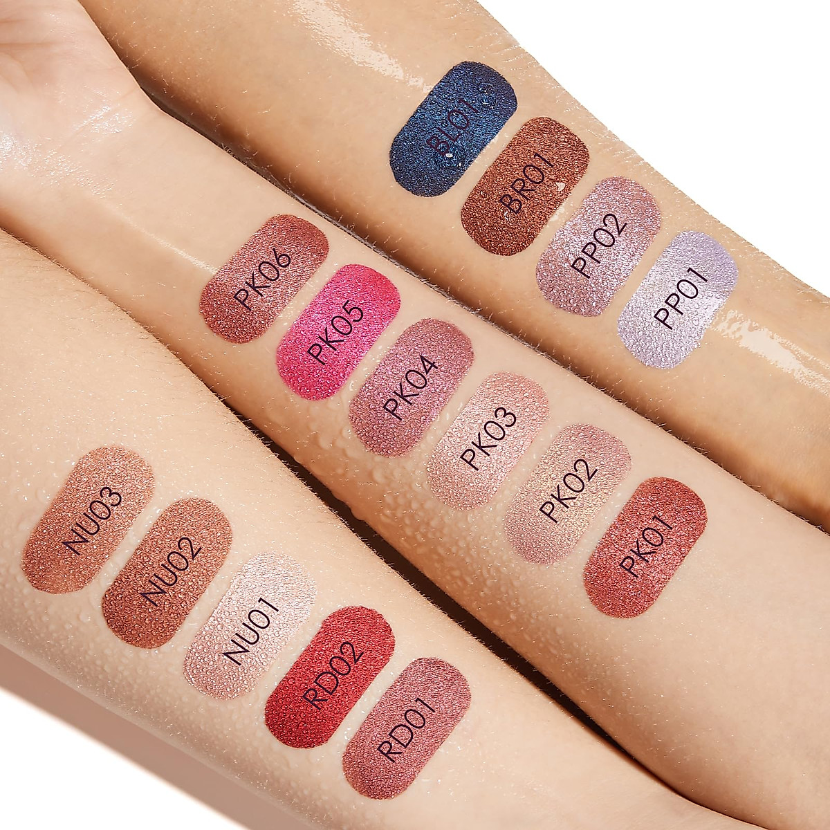 FOCALLURE Metallic Liquid Lipstick,Non Stick Cup Lip Gloss,High Impact Lip Color with Transfer-proof Wear,Long Lasting & Waterproof Lipstick Makeup for Women,One Promise