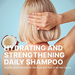 Pure Blends Coco-Colada Shampoo | Daily Use Hydrating Shampoo| Neutral-No Color Shampoo For In Between Color Depositing Washes | Balances Color & Repairs Dry, Damaged Hair | 33.8 Oz.