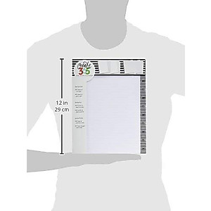 me & my BIG ideas Note Paper Sheets - The Happy Planner Scrapbooking Supplies - 40 Sheets of Pre-Punched Paper - 20 Sheets of Graph Paper, 20 Sheets of Note Paper - Make Lists, Doodle - Big Size