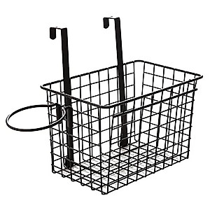 Cabinet Door Hair Dryer & Styling Tools Organizer Storage, for Hair Dryer, Flat Iron, Curling Wand, Hair Straightener Brushes Hot Hair Tool Holder,Black