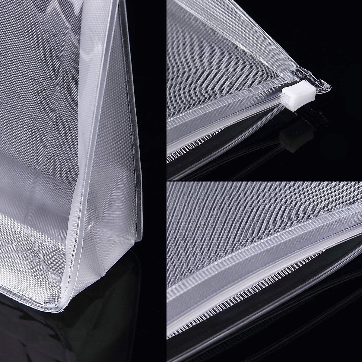 Arroyner 20 PCS Mini Clear Makeup Bag Small Clear Plastic Cosmetic Bags with Zipper Travel Toiletry Makeup Bag