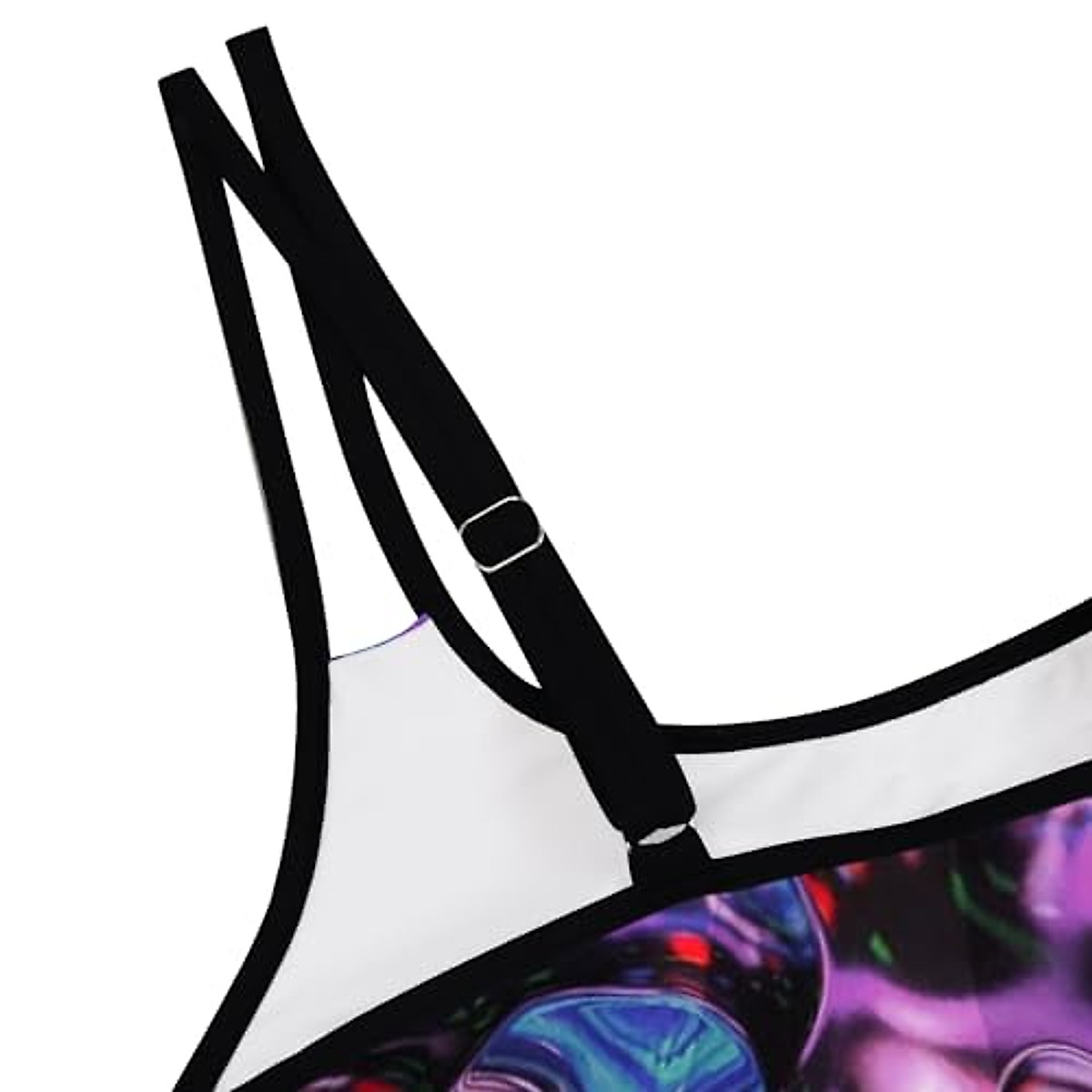 B2prity Tankini Top for Women Swimwear Top Only Tummy Control Bathing Suits Modest Swimsuits Blouson Swim Tank Top No Bottom