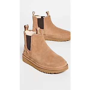 UGG Unisex-Child Neumel Chelsea Boot, Chestnut, 6 Big Kid