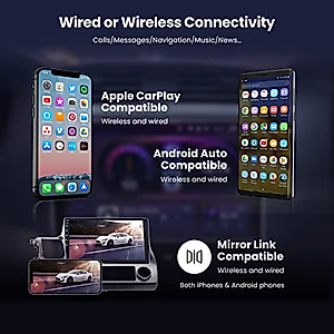 maXpeedingrods Car Stereo Radio for Honda Civic 2006-2011, 10.1'' HD Touch Screen in-Dash GPS Navigation, Wireless Apple Carplay & Android Auto, Mirror Link, Bluetooth, WiFi, USB Charging, 2G+32G