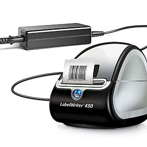 CASIMY 24V AC Adapter Charger Compatible with Dymo LabelWriter 450 4XL 310 315 320 330 400 SE450 Label Thermal Twin Turbo Labels Printer Duo Printer Maker 1752266 1752265 1752264 1755120 Power Supply