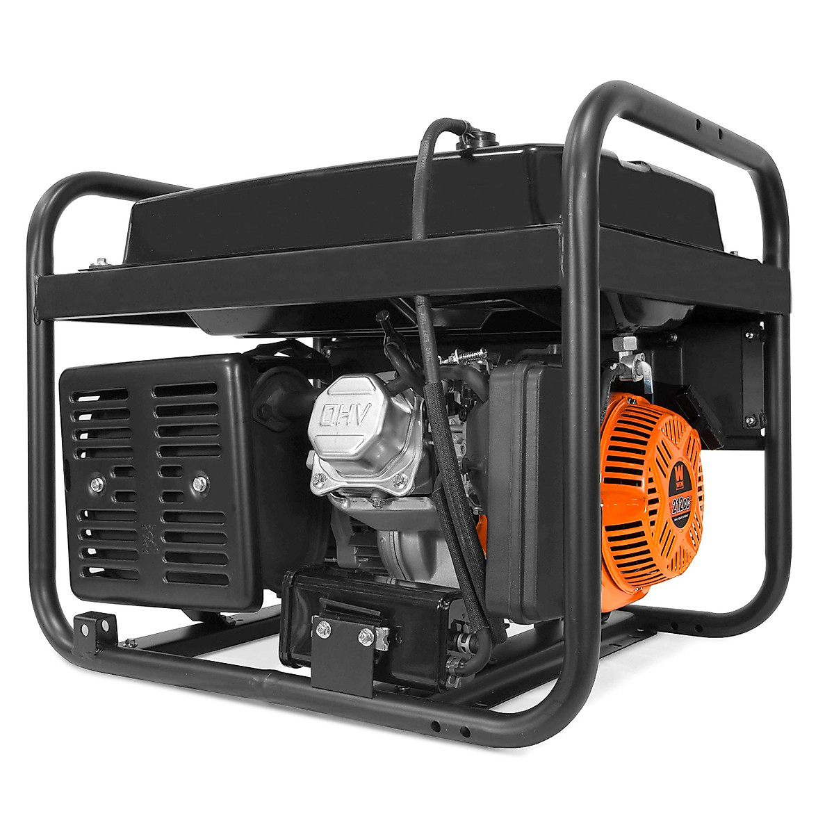 WEN GN4500 4500-Watt 212cc Transfer Switch and RV-Ready Portable Generator, CARB Compliant, Orange/Black