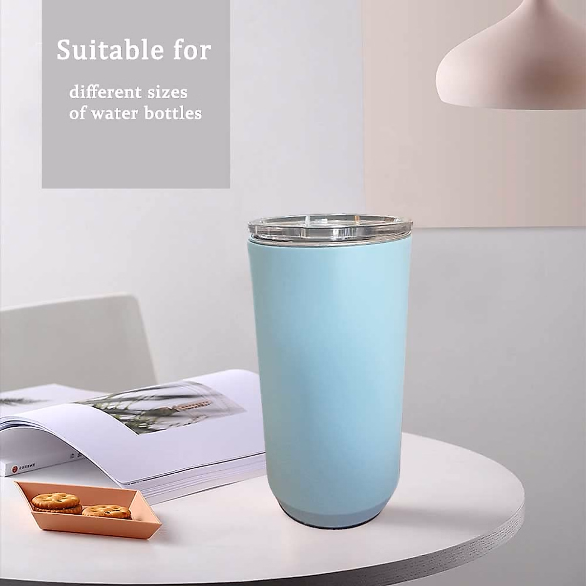 Chyesong 24PCS Silicone Bottom for Tumblers, Rubber bottoms sublimation Protective Anti-Slip with 3M Adhesive Skinny Tumblers , Mason Jars 12oz/15oz/17oz/20oz/30oz (56mm), Black