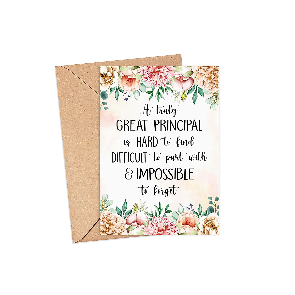 Emily gift Principal Card - Principal Leaving Card - A Truly Great Principal Is Hard To Find - Farewell Card - Appreciation Card - Retirement Card