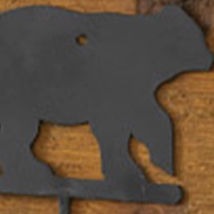 Park Designs Bear Iron Hooks - Set of 4