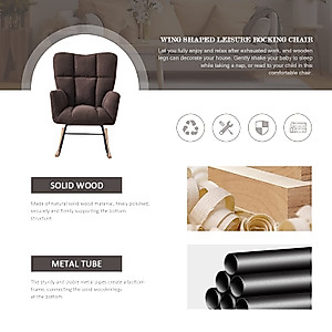 Ugijei Rocking Chair Nursery,Modern Rocking Accent Chair for Nursery, Bedroom