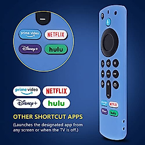 3RD GEN Replacement Voice Remote L5B83G with Cover for Amazon Fire TV Stick (2nd Gen/3rd Gen/Lite/4K) Fire TV Cube (1st Gen and Later) Fire TV (3rd Gen, Pendant Design)