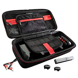 Satisfye – ZenGrip Pro Gen 3 OLED Elite Bundle, Accessories Compatible with Nintendo Switch - The Bundle includes: Grip, Elite Case and a Low Profile USB C-C Cable. BONUS: 2 Thumbsticks+1 JoyCon Rail