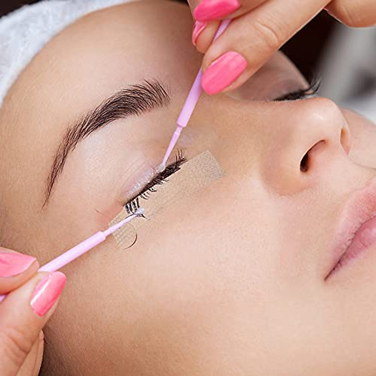 10 Rolls PE Micropore Medical Tape for Individual Eyelash Extension, Under Eye Tape for Lash Extensions 0.5 inch x 10 Yards