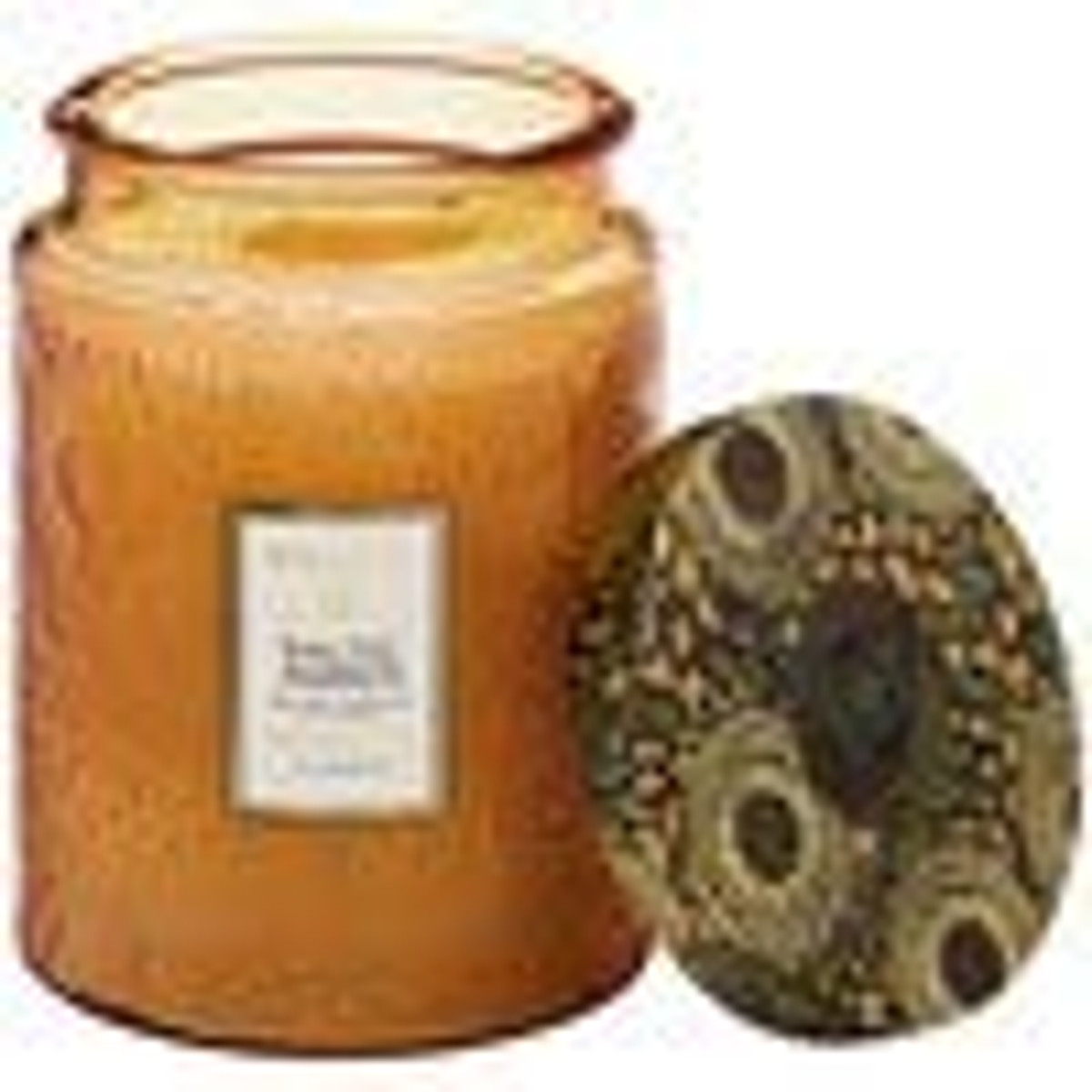 Voluspa Baltic Amber Candle | Large Glass Jar | 18 Oz | 100 Hour Burn Time | All Natural Wicks and Coconut Wax for Clean Burning | Vegan