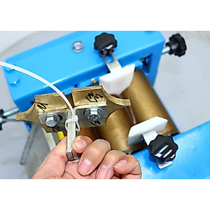 EQCOTWEA Laboratory Grinder Electric Three Roll Grinding Milling Machine 750W Ink Paint Pigments Miller Lab Application with Chilled Alloy Casting Rollers