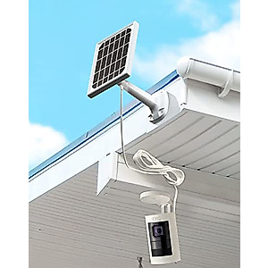 Solar Panel for Ring Camera, Camera Solar Panel Charger for Ring Stick Up Cam Battery & Spotlight Cam Battery(No Camera)