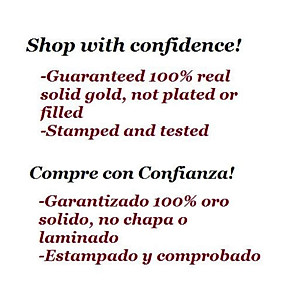 ALEX AND ELSA 14K REAL GOLD HAMSA BLUE EVIL EYE NECKLACE 18" LONG / 14K ORO PURO CADENA DE MANO Y OJO 18" LARGO