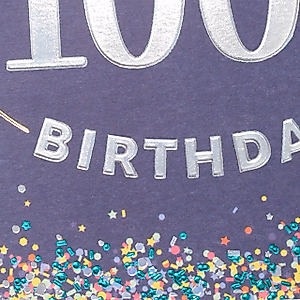 Hallmark 100th Birthday Card (100 Years Amazing)