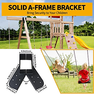 A-Frame Brackets Swing Set Bracket with Mounting Hardware