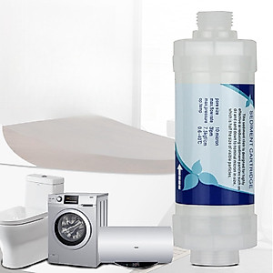 Shower Filter for Hard Water Shower Filter, ZCXSHKA High Precision Universal Shower Water Filter, 5 Micron PP Cotton Cartridge Reusable Bathroom Bathtub Shower Head Filter