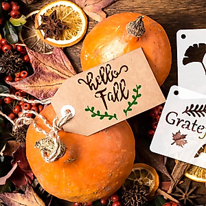 30pcs Pieces Fall Stencils for Painting 3 x 3 inch Reusable Stencils Butterfly Drawing Template DIY Craft Template Paint Stencils for Painting on Wood Wall Home Canvas Decor