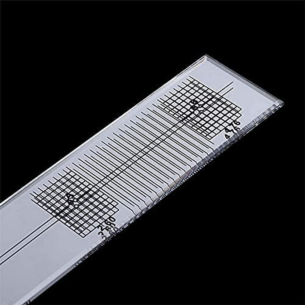 sdroceRyaM Turntable Phonograph LP Phono Cartridge Stylus Alignment Protractor Adjustment Tool - Mirrored Surface for Precision