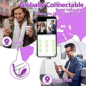 G Spot Vibrator Dildo Couples Sex Toys, Remote Control 9 Vibrators Music Video APP Modes Adult Sex Toys & Games