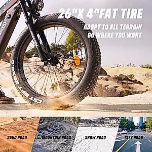 FREESKY Alaska Pro [2024 Newest] Dual Battery Electric Bike for Adults 2000W 48V 35Ah 38MPH&155 Miles Long Range 26" Fat Tire Full Suspension E Bike with Dual Hydraulic Brakes