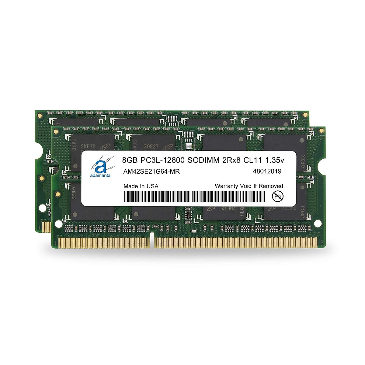 Adamanta 16GB (2x8GB) Compatible for Dell Latitude E6530, E6430, E6430s, 6430u, E6330, E6230, E5530, E5430, 3330 DDR3L 1600Mhz PC3L-12800 SODIMM Notebook Laptop Memory RAM Upgrade SNPN2M64C/8G