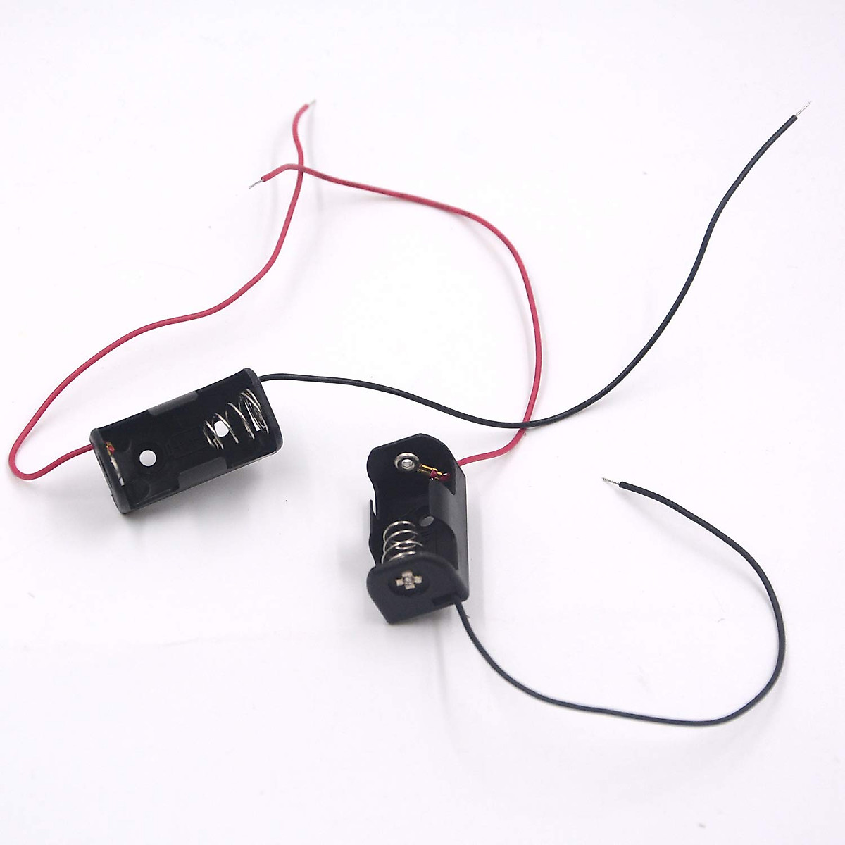 LampVPath (Pack of 2 14250 Battery Holder, 1/2AA Battery Holder, ER14250 Battery Holder, 1/2AA 3.6V Battery Holder with Leads Wires