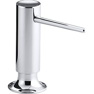 Kohler 468388 1995-CP Soap and Lotion Dispenser, 4.43 x 2.00 x 4.00 inches, Polished Chrome