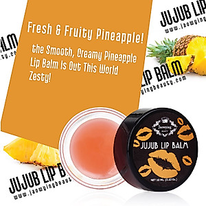 Pineapple Lightening Lip treatment for Dark Lips - Rich shea butter, Softens, Hydrates and Nourishes - Net 0.33 Oz (10 g.)