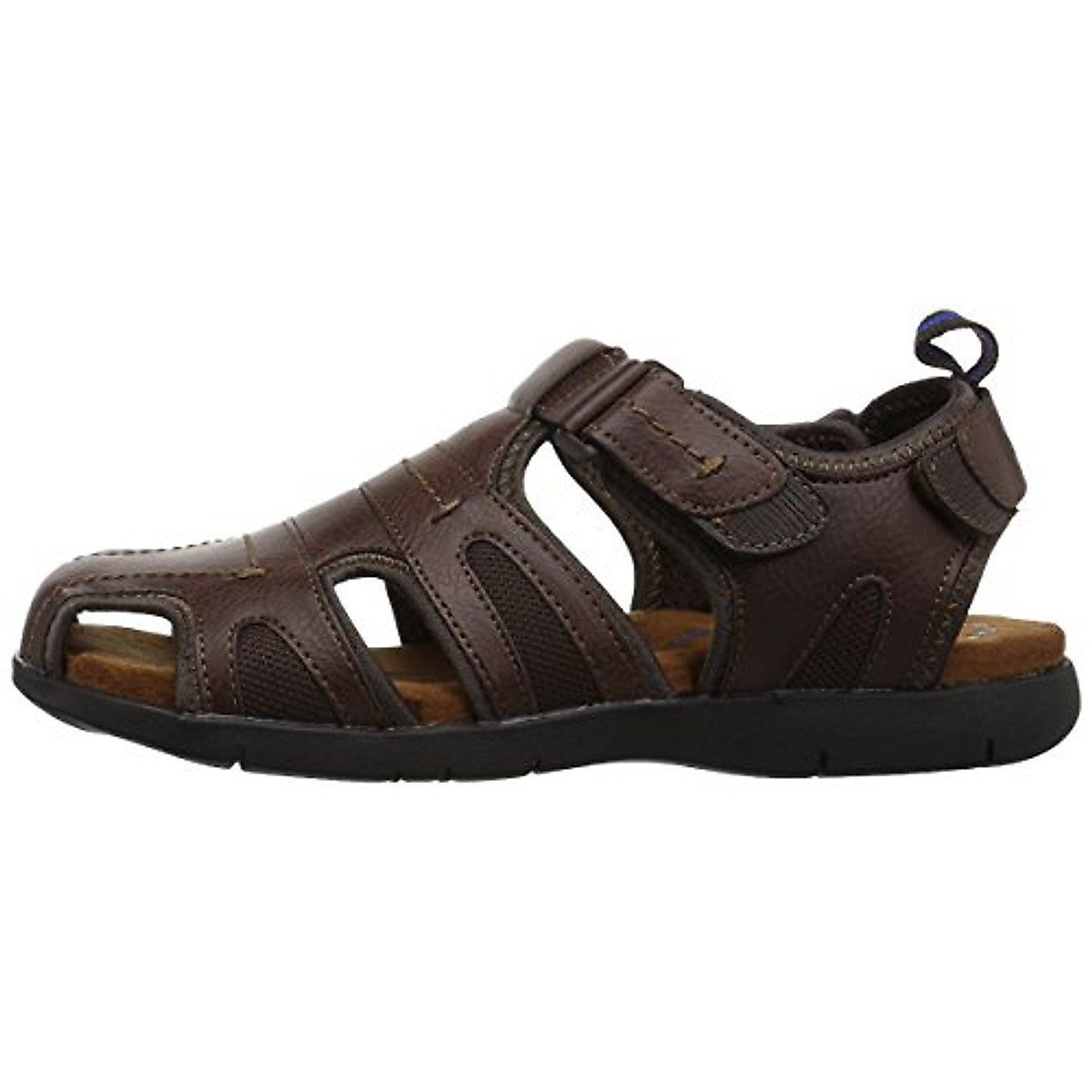 Nunn Bush Men's Rio Grande Closed Toe Fisherman Sandal, Tan, 10 W US