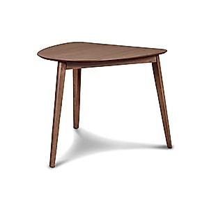 New Classic FURNITURE Oscar Corner Table, Walnut