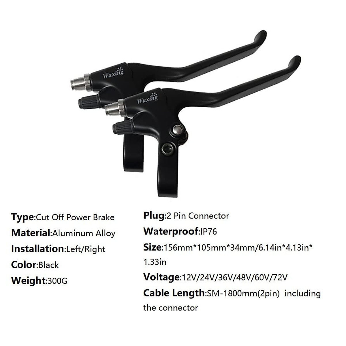 通用 Ebike Parts JN Control System with JN 30A Controller/JN LED S800 Display/Thumb Throttle/PAS/E brakeFor Electric Bike Conversion Kit