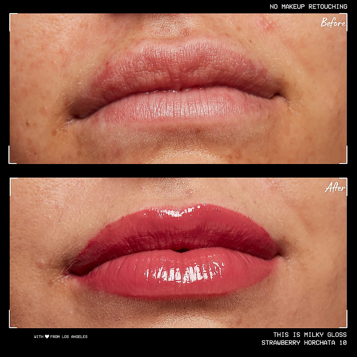 NYX PROFESSIONAL MAKEUP This Is Milky Gloss, Lip Gloss with 12 Hour Hydration, Vegan - Strawberry Horchata (Mauve Pink)