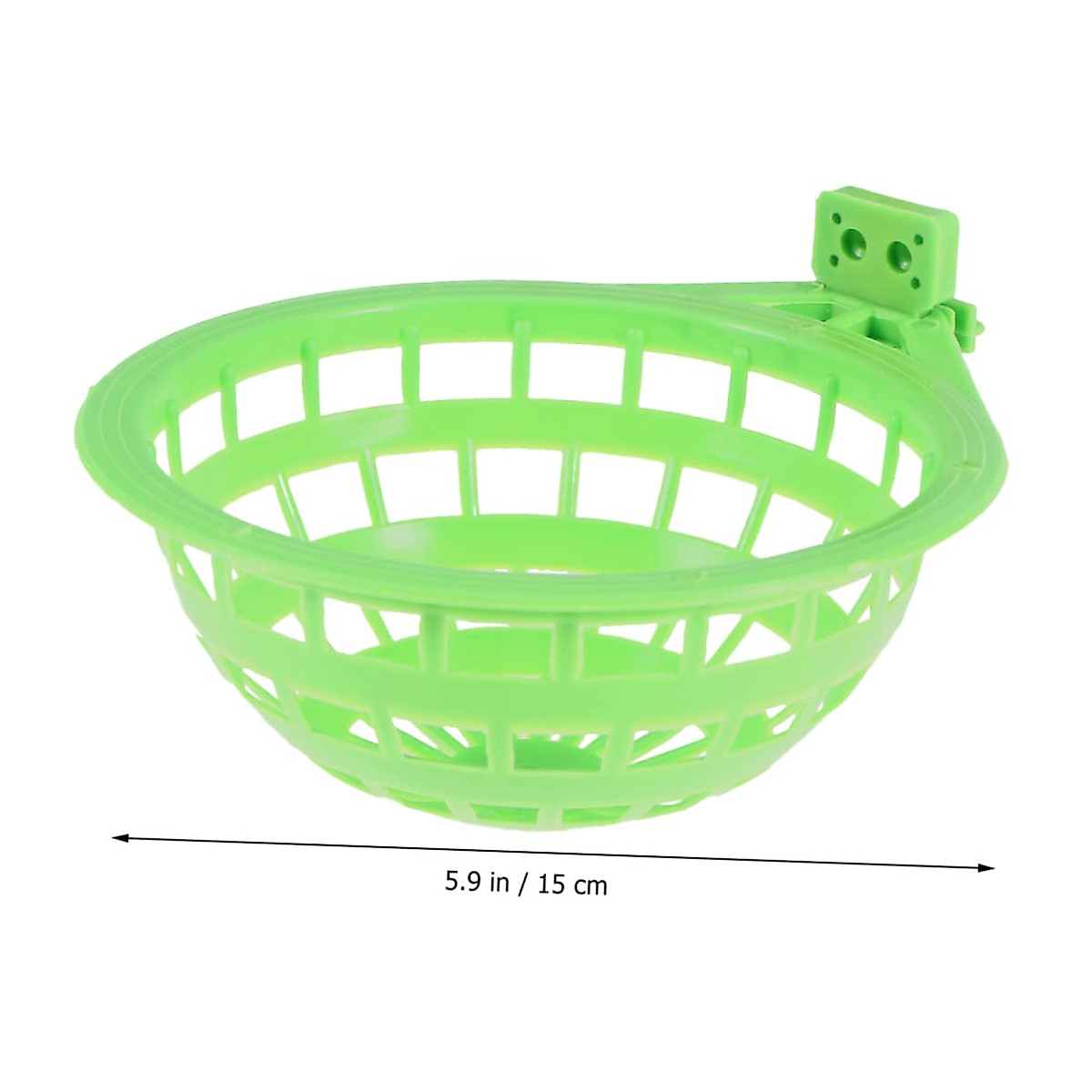 BESPORTBLE 5pcs Parrot Supplies Hollow Out Bird Nest Bird Breeding Bed Pet Bird Cage Bird Breeding Nest Pigeon Nest Canary Nest Cage Nest for Birds Living Nest Birdcage Green