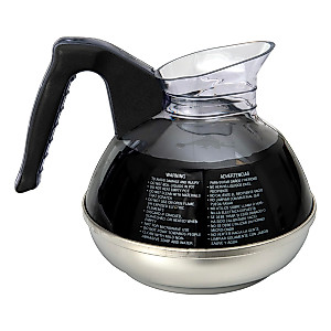 BUNN - 10917.0001 6100 Easy Pour Replacement Decanter, Black