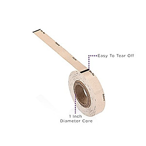 Carstens Patient ID Adhesive Medical Chart Labels for Carstens Spring-Loaded Metal Clipboards, Pre-Printed Sticker Labels (Room No. / Patient/Doctor), W4.5” x H.5”, Salmon, Roll of 120 Labels