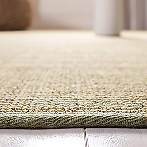 MARTHA STEWART x SAFAVIEH 2'3" x 12' Green MSR9501Y Farmhouse Sisal & Jute Runner Rug