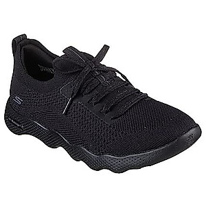 Skechers Massage Fit Lite - Intrigue, All Black, US 6.5 B (M)