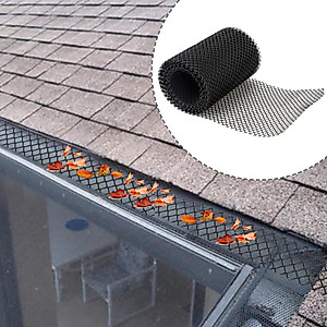 Floor Net Cover Gutter Guard Gutter Screens Plastic Mesh Tree Guards Leaf Guards for Gutters Leaf Filter Gutter Mesh Gutter Cover Plastic Netting Plastic Screen Gutter Leaf Guards