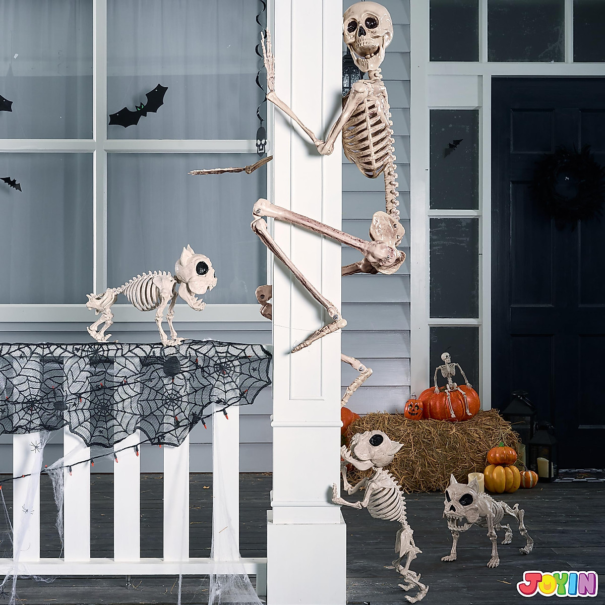 Realistic 67" JOYIN Skeleton for Halloween Decoration