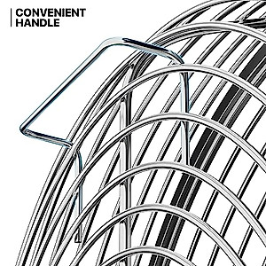 mollie 16.5 Inch High Velocity Floor Fan with 3 Speed Heavy Duty Metal Adjustable Tilt Portable Quiet Air Circulator for Home Bedroom Garage Commercial Use 1650 CFM