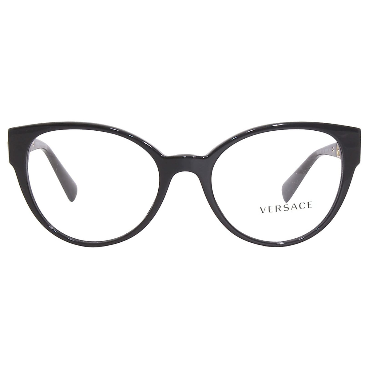 Versace Transparent Cat Eye Ladies Eyeglasses 0VE3307 GB1 52
