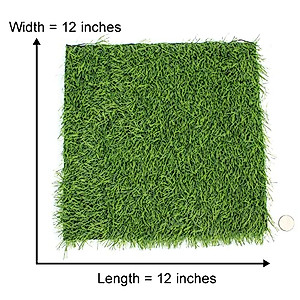Alfie Pet - Keith 6-Piece Set Artificial Grass Bedding Mat for Chicken Nest Box