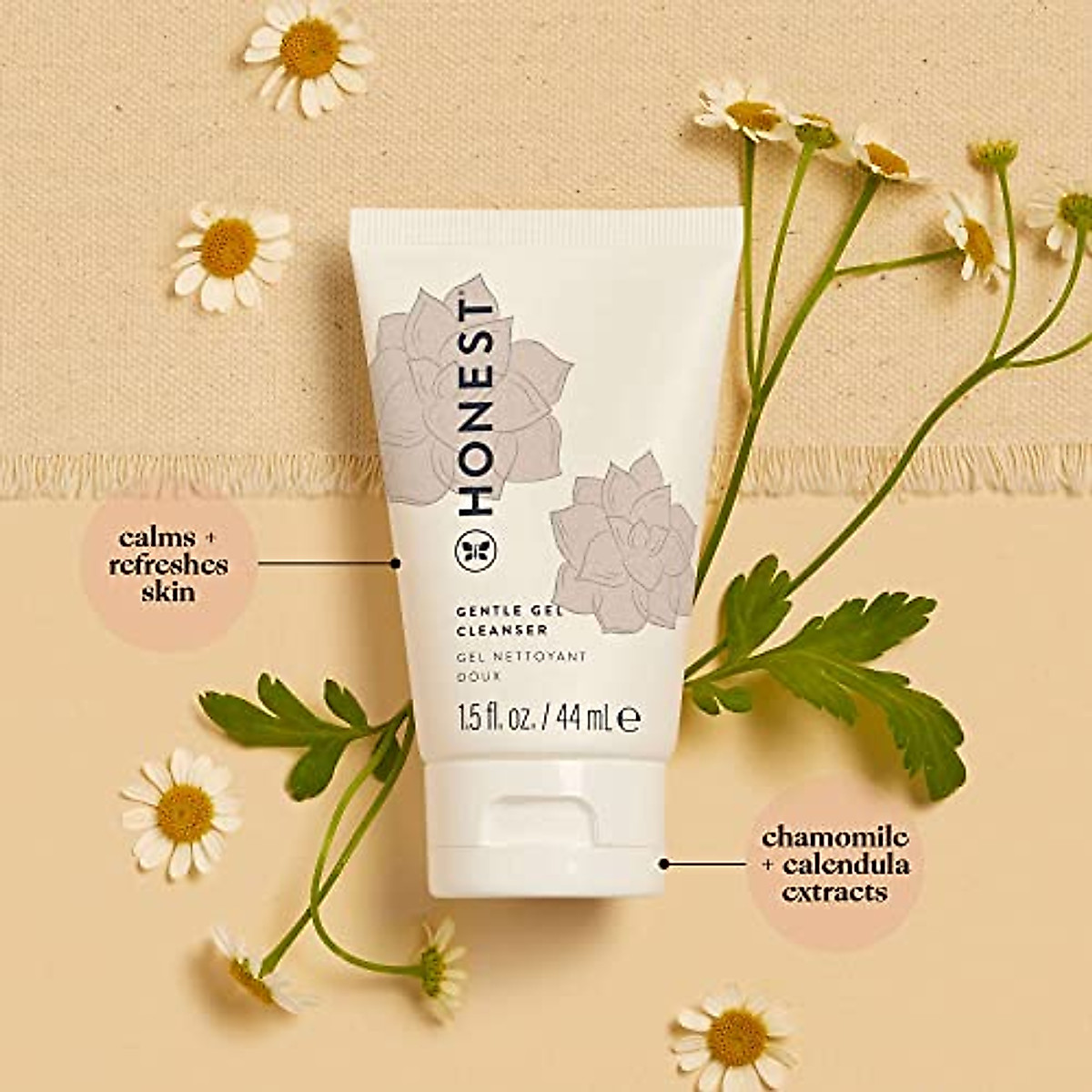 Honest Beauty The Icons Skincare Trio | Mini Hydrogel Cream, Gentle Gel Cleanser, Vitamin C Radiance Serum | EWG Verified, Vegan + Cruelty Free